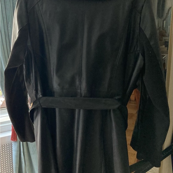 IMAN | Jackets & Coats | Iman Brand 0 Leather Fully Lined Inside Pocket ...